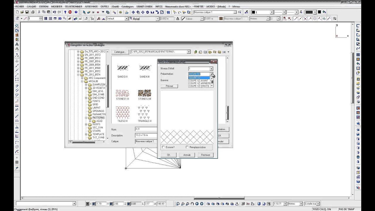 TUTORIEL Créer un motif dans ARC+ / TUTORIAL Create a pattern in ARC+ ...