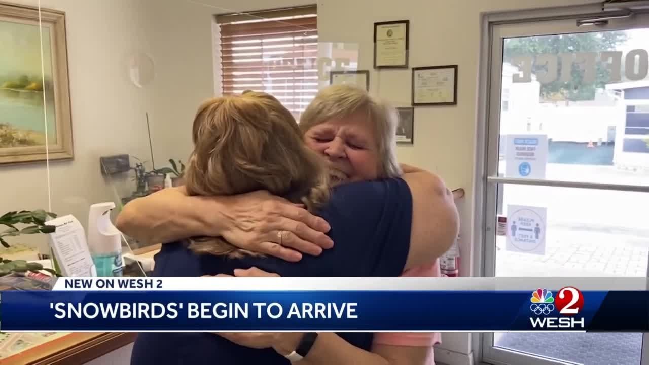 Snowbirds begin to arrive home to Central Florida - YouTube