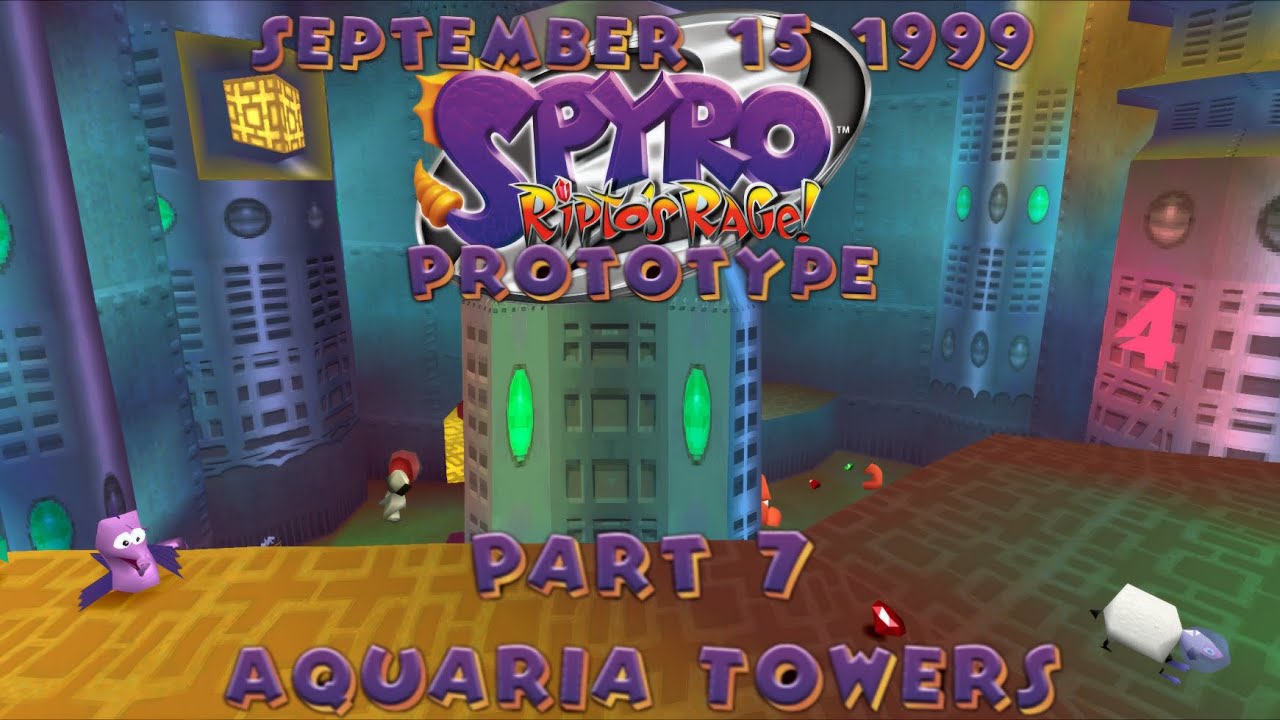 Spyro 2 Ripto's Rage Prototype: (September 15, 1999) Part 7: Aquaria ...