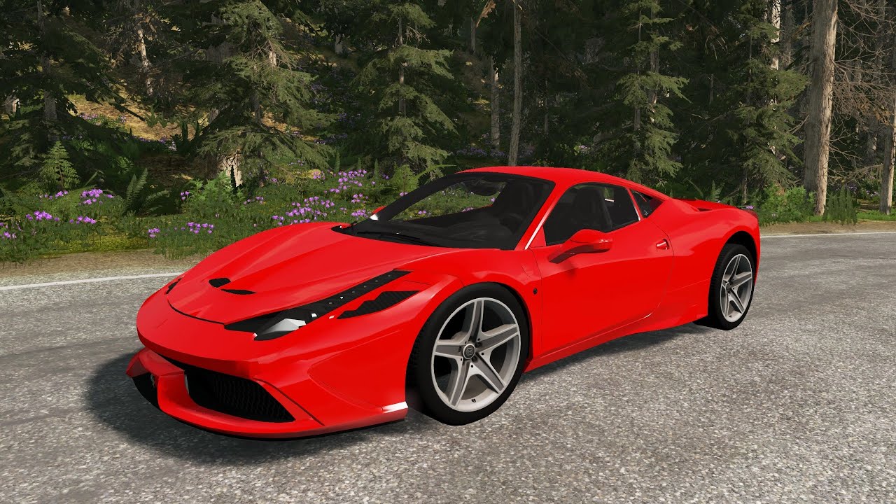 BeamNG.drive - Ferrari 458 Speciale 2014 - Car Show Test Drive Crash ...