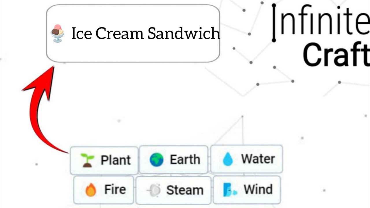 How to make Ice Cream Sandwich in infinite craft | infinity craft - YouTube
