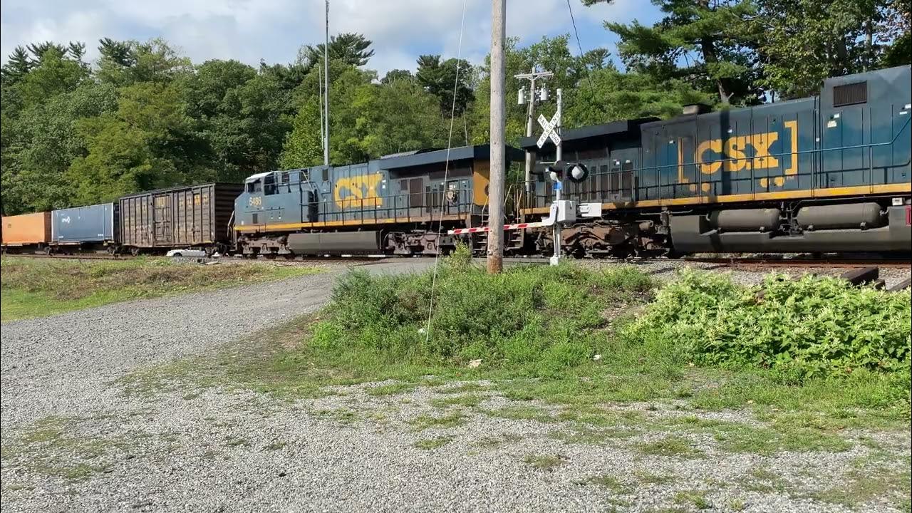 CSX River Line 4K HD: CSX I007 with Do Not Hump Boxcar! - YouTube