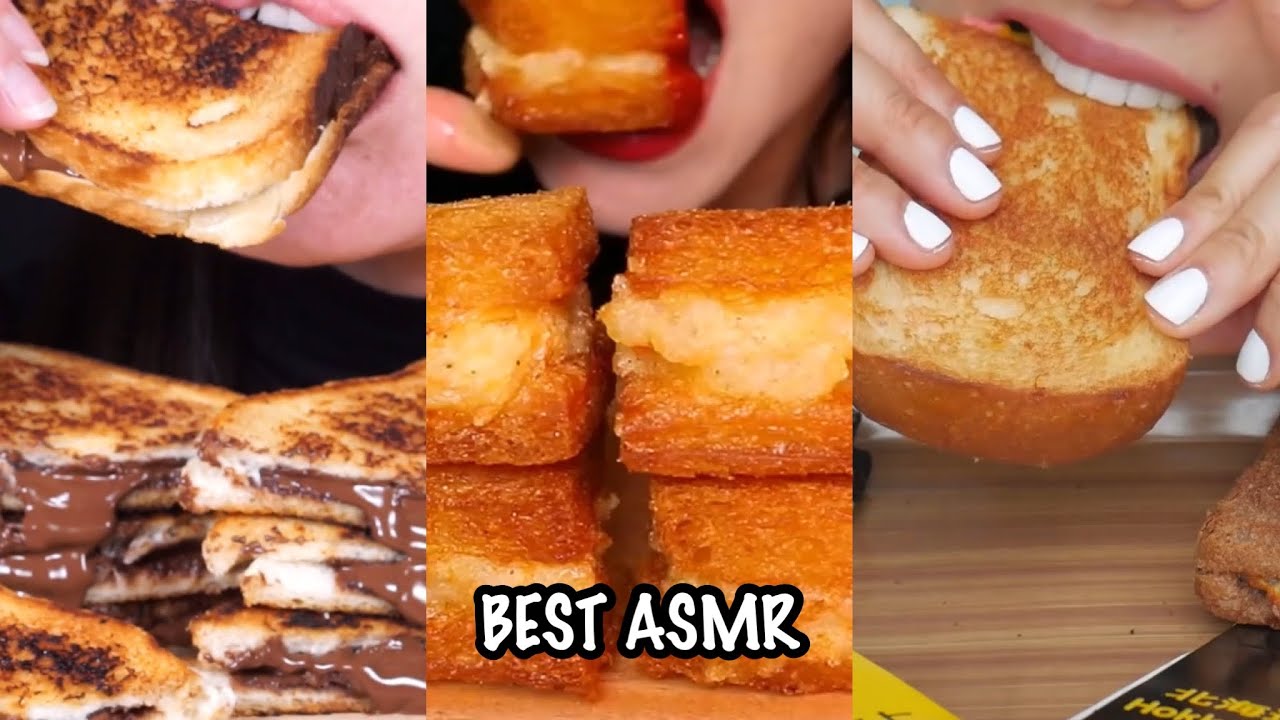 #7 | asmr eating compilation | bread 🍞 - YouTube
