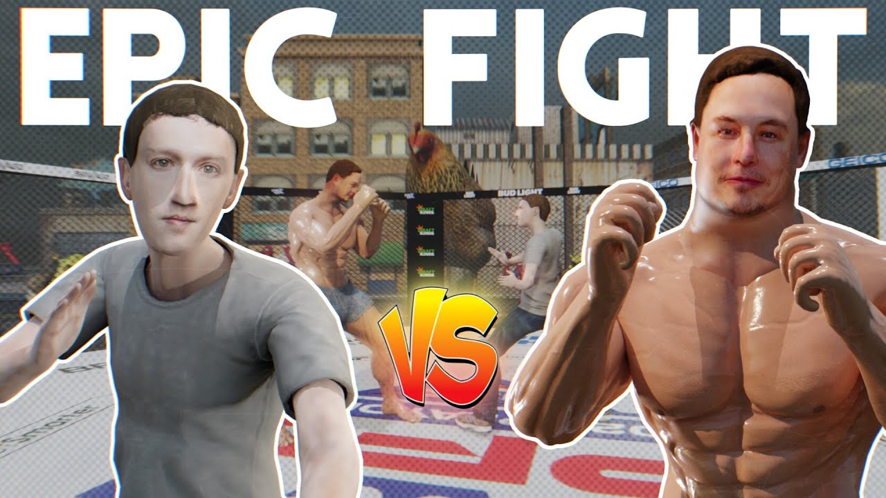 Elon Musk Vs Mark Zuckerberg Cage Fight ⚡️ - YouTube