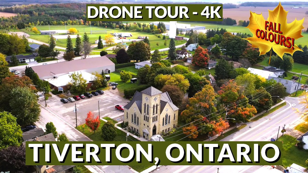 🌅 Aerial Serenity: 4K Drone Tour of Tiverton, Ontario 🚁 - YouTube