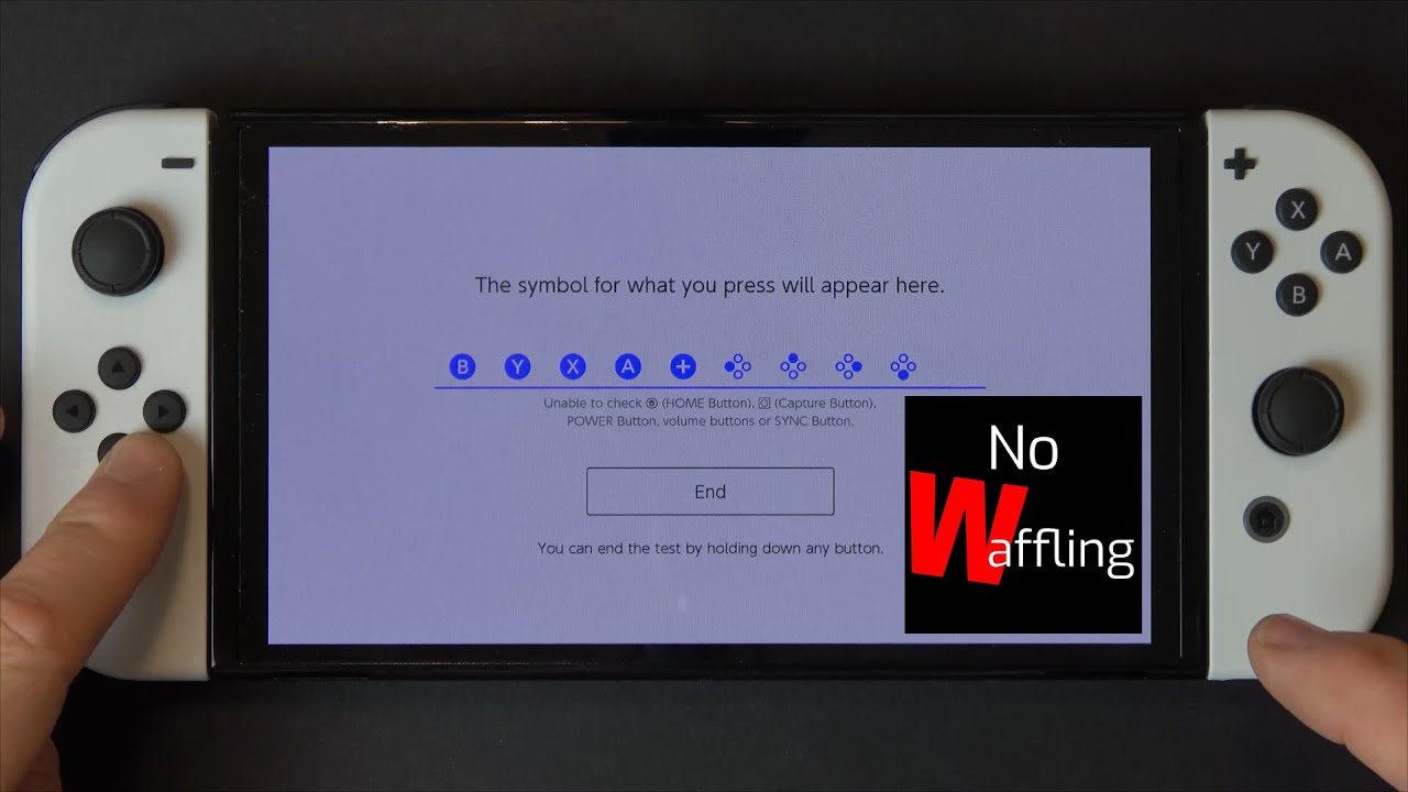 Nintendo Switch How to check buttons - YouTube