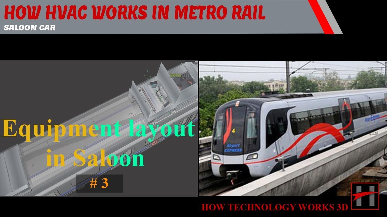 How HVAC Works In Saloon Car of Metro Trains : Equipment Layout in ...
