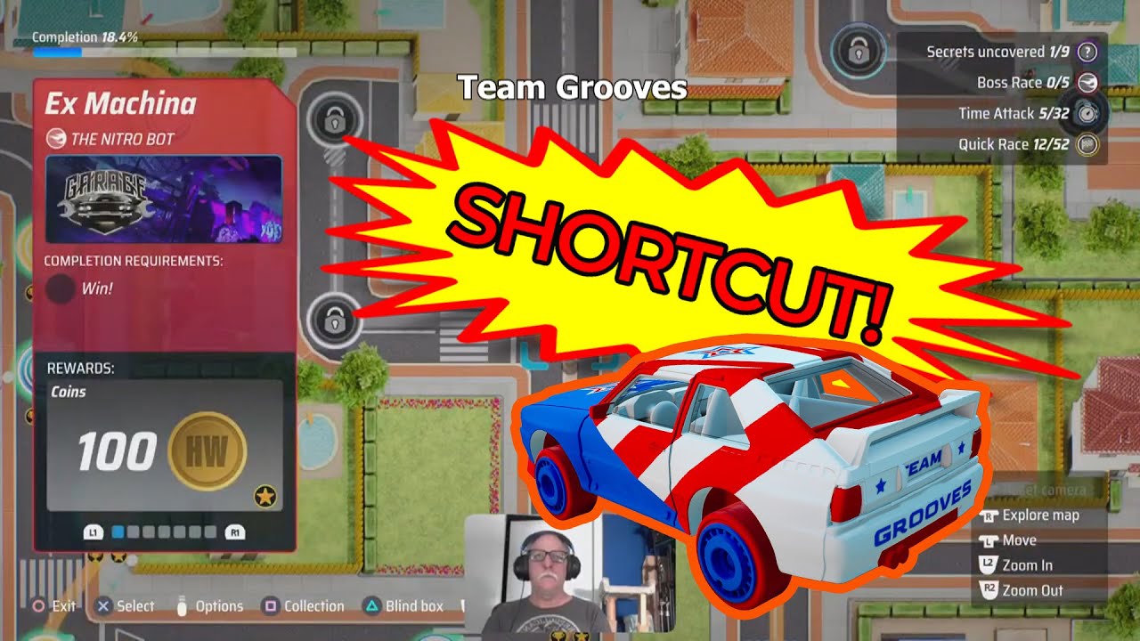 18 Ex Machina "The Nitro Bot" SHORTCUT Boss Quick Race Garage track Hot ...