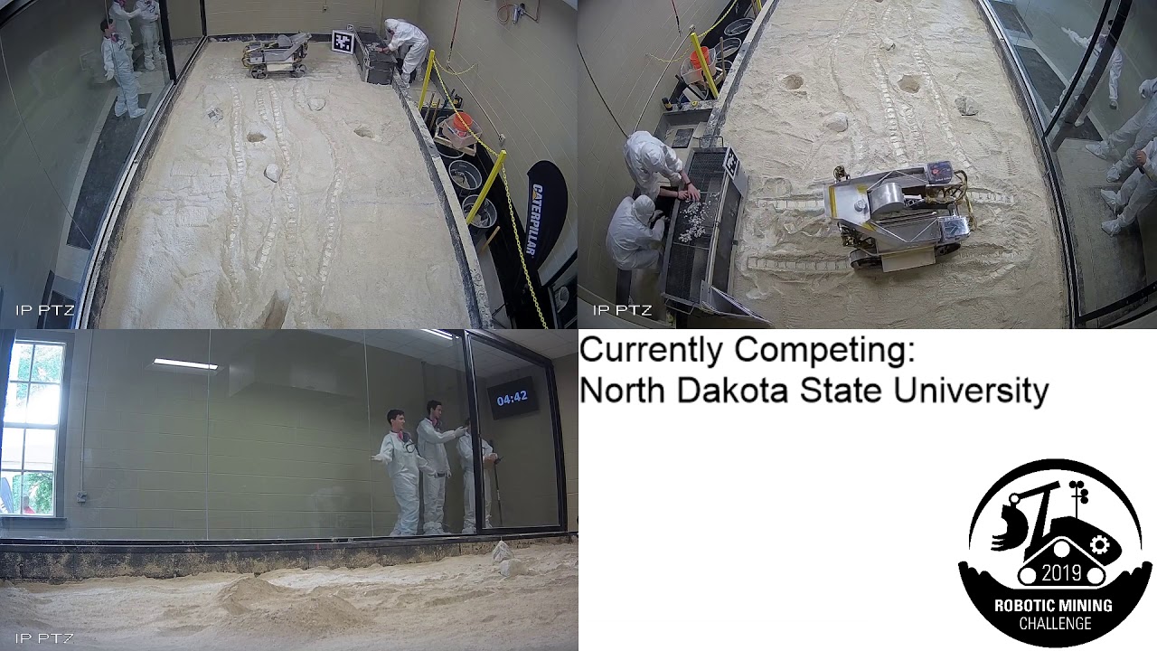 2019 Robotics Mining Competition Run 2 NDSU - YouTube