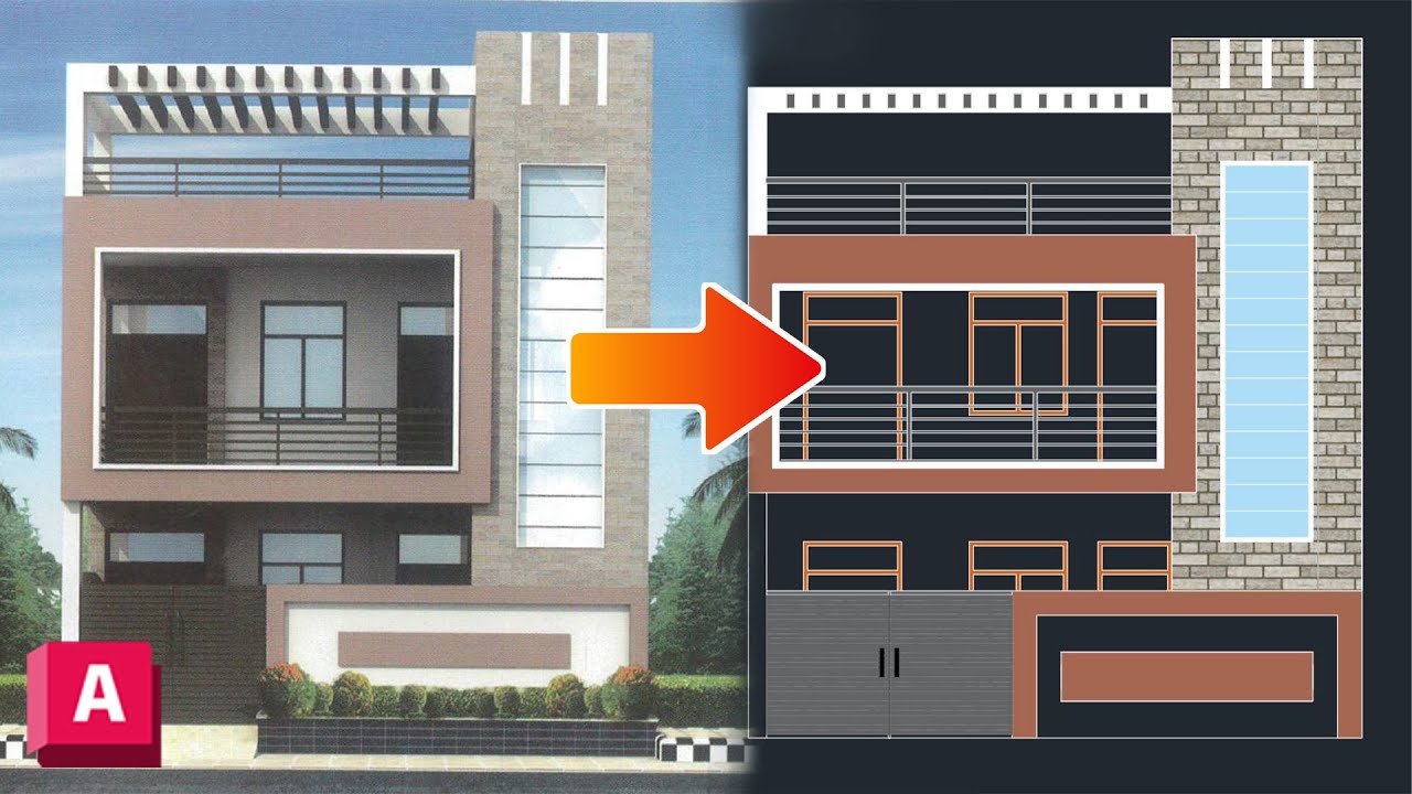 How to Make Elevation in AutoCAD | Step-by-Step Tutorial for Beginners ...