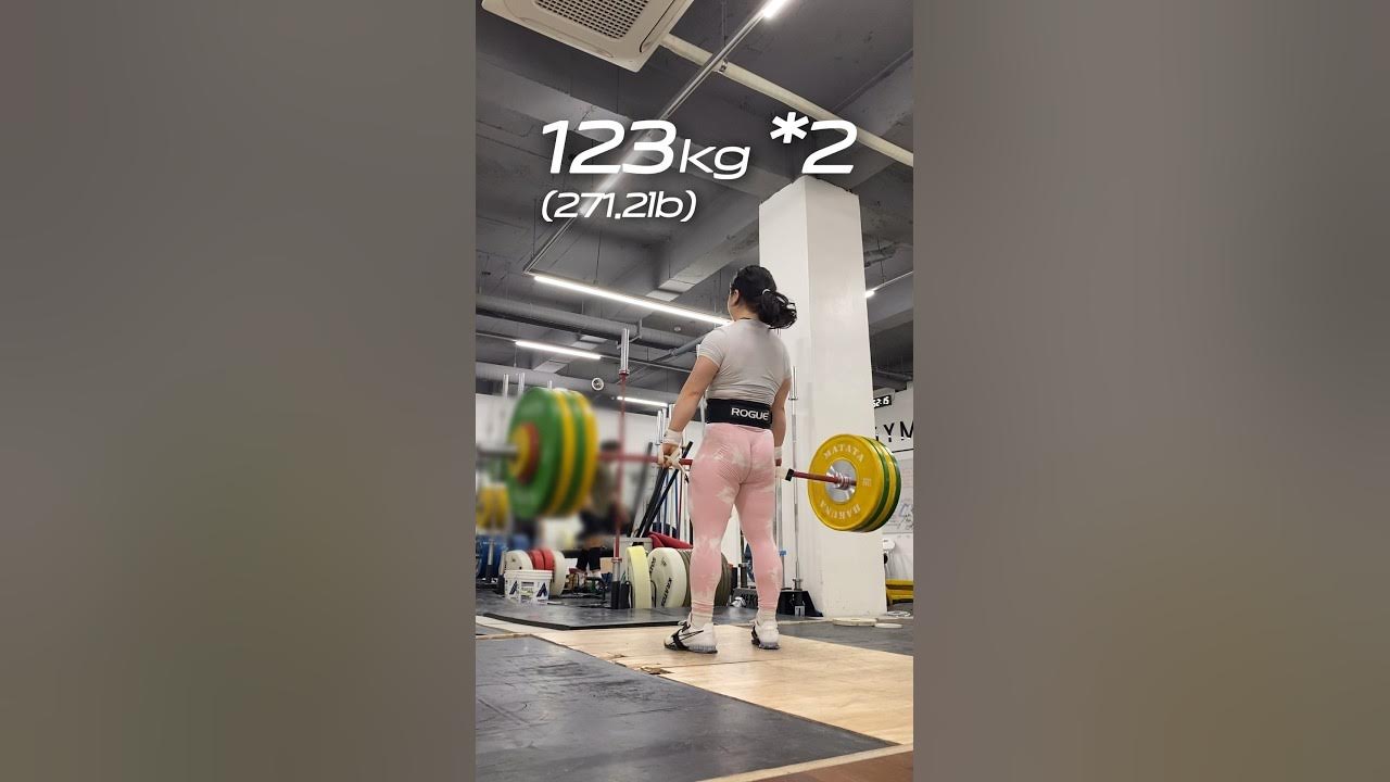 클린데드 123kg 2x5 | #역도 #데드리프트 #크로스핏 - YouTube