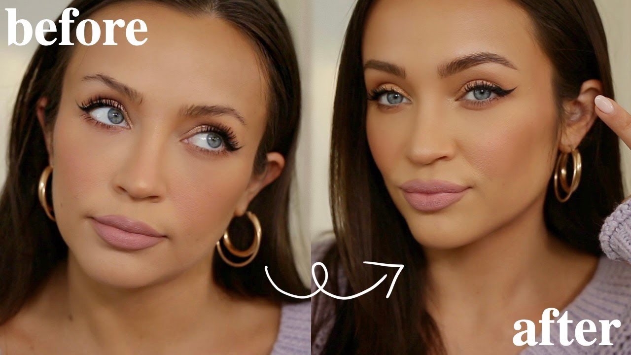 CURRENT BROW ROUTINE: Natural, Fluffy Brows + DIY Grooming - YouTube