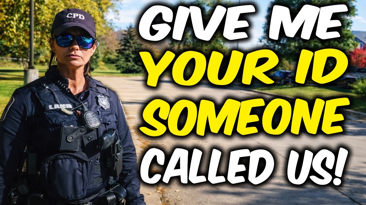 No Crime, No ID — Female Cop’s Big Mistake Caught on Camera - YouTube