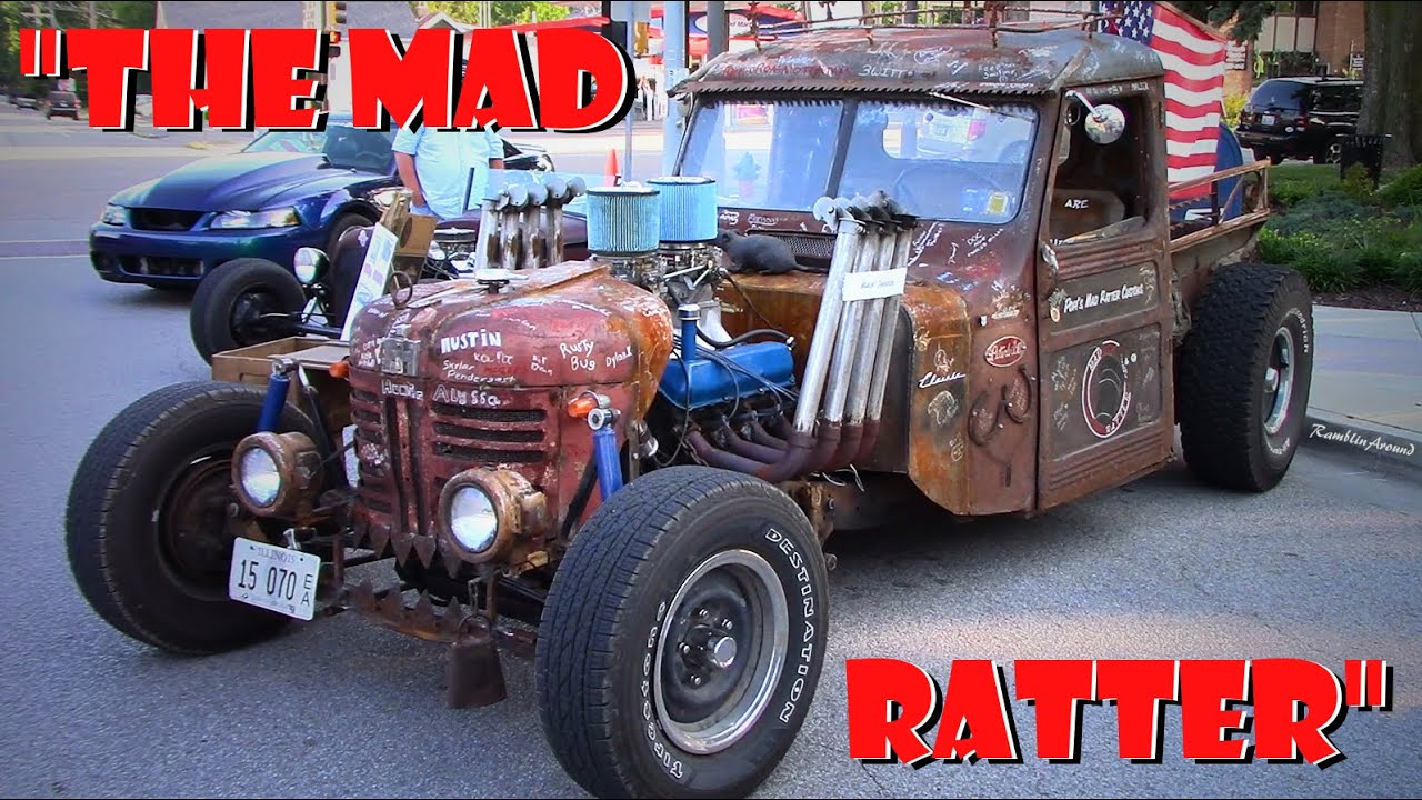 The Mad Ratter Rat Rod 472 Ford V8 in 60 FPS HD - YouTube