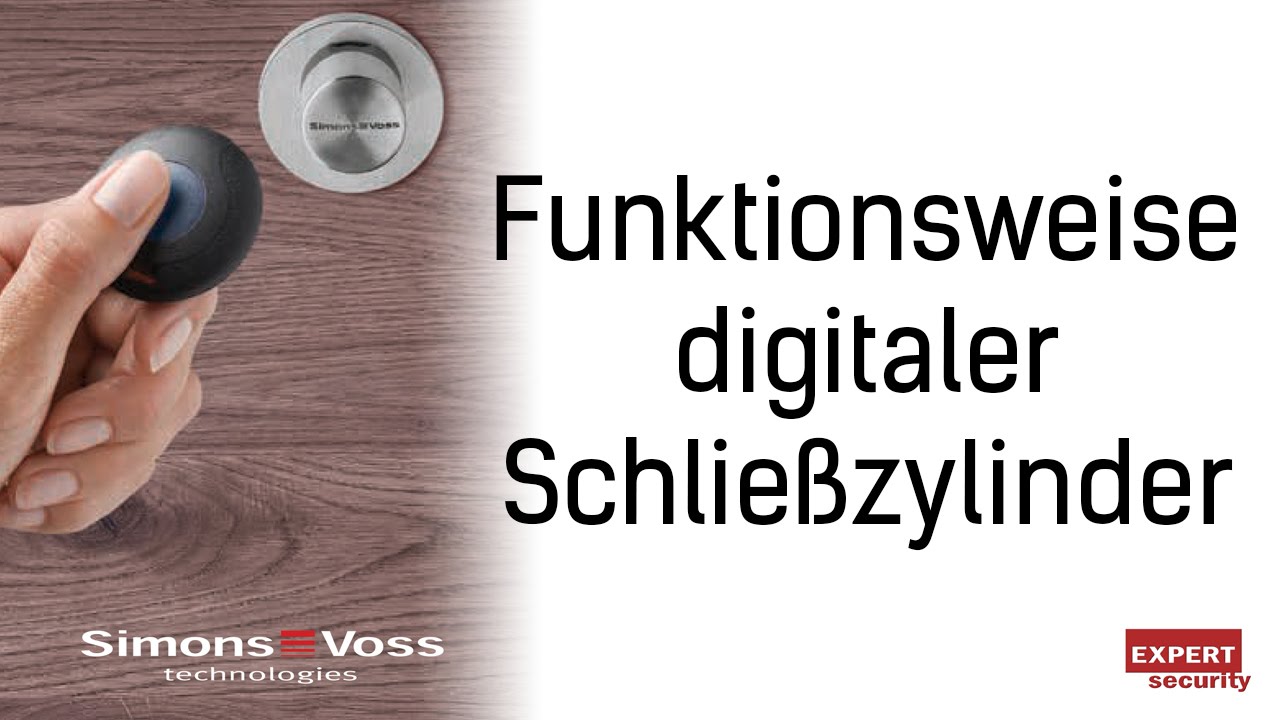 SimonsVoss Digitaler Schließzylinder Funktionsweise - YouTube