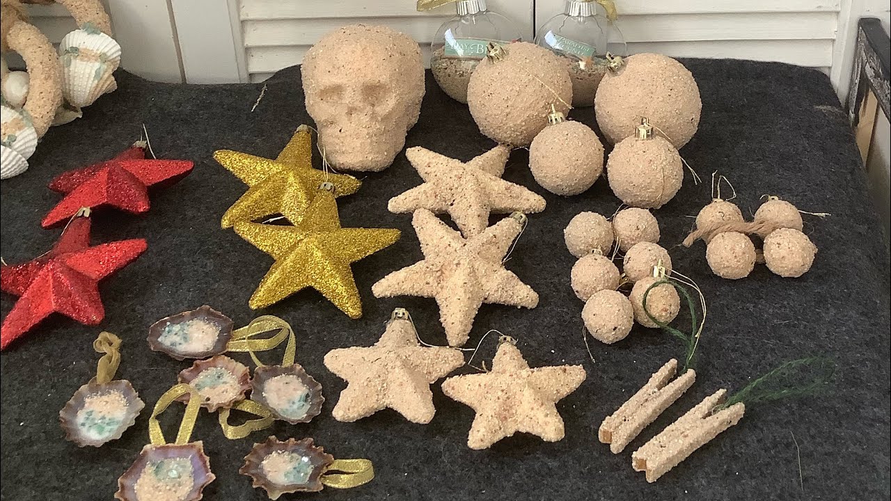 DIY beach sand ornaments - YouTube