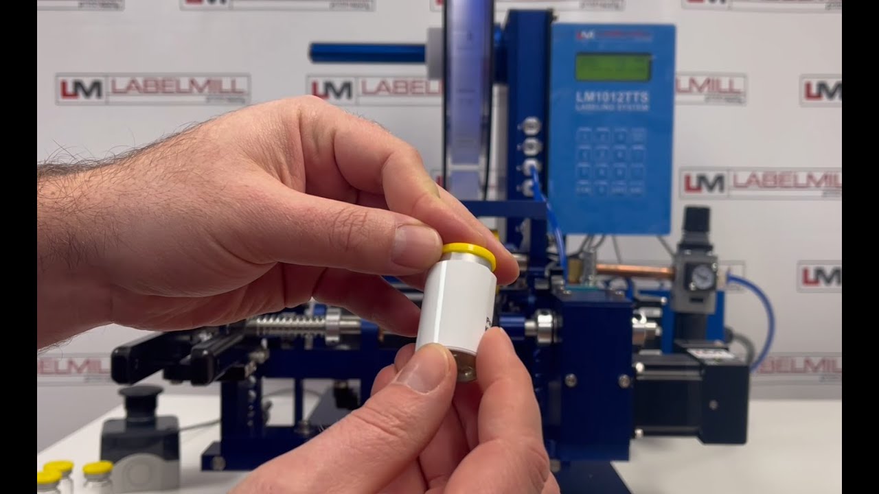 LabelMill LM1012TTS - Table-Top label Applicator w/ Custom Round Module ...