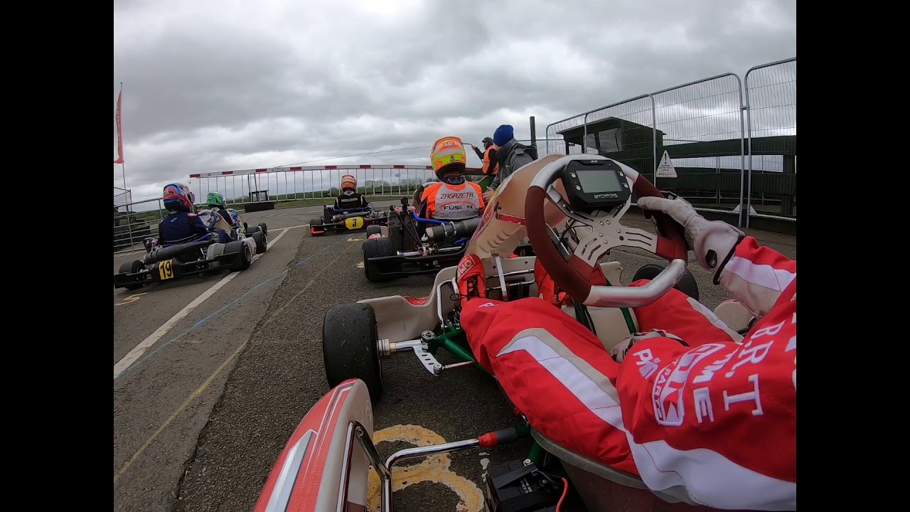 Shenington Kart club Practice - March - YouTube