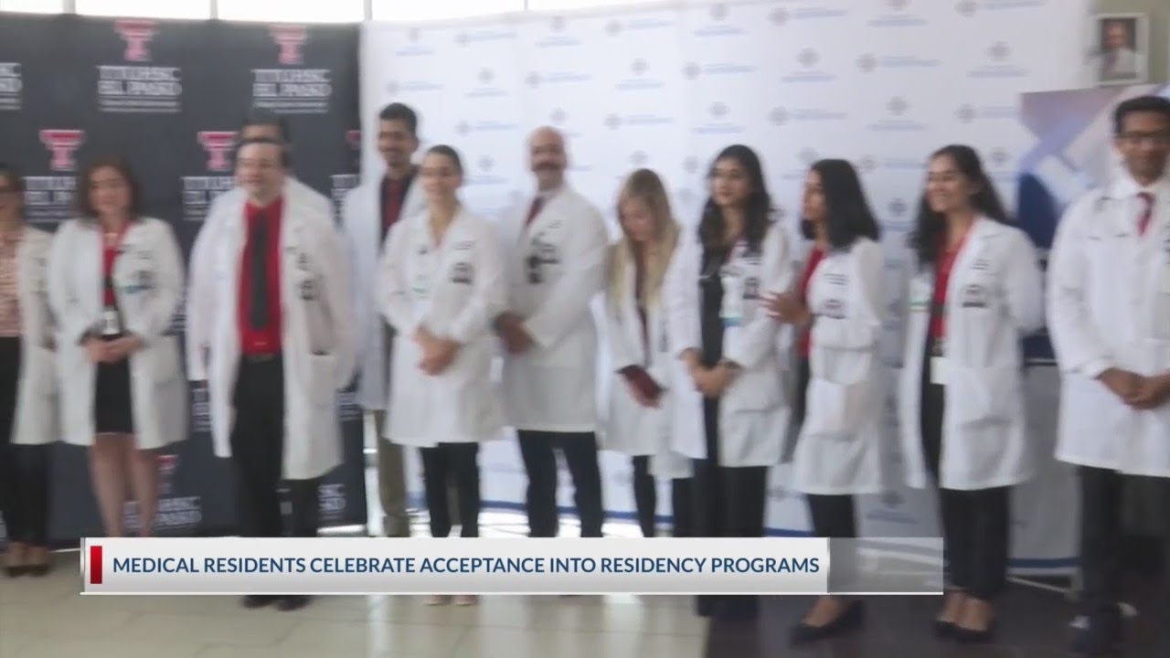 Medical residents celebrate acceptance into residency programs - YouTube