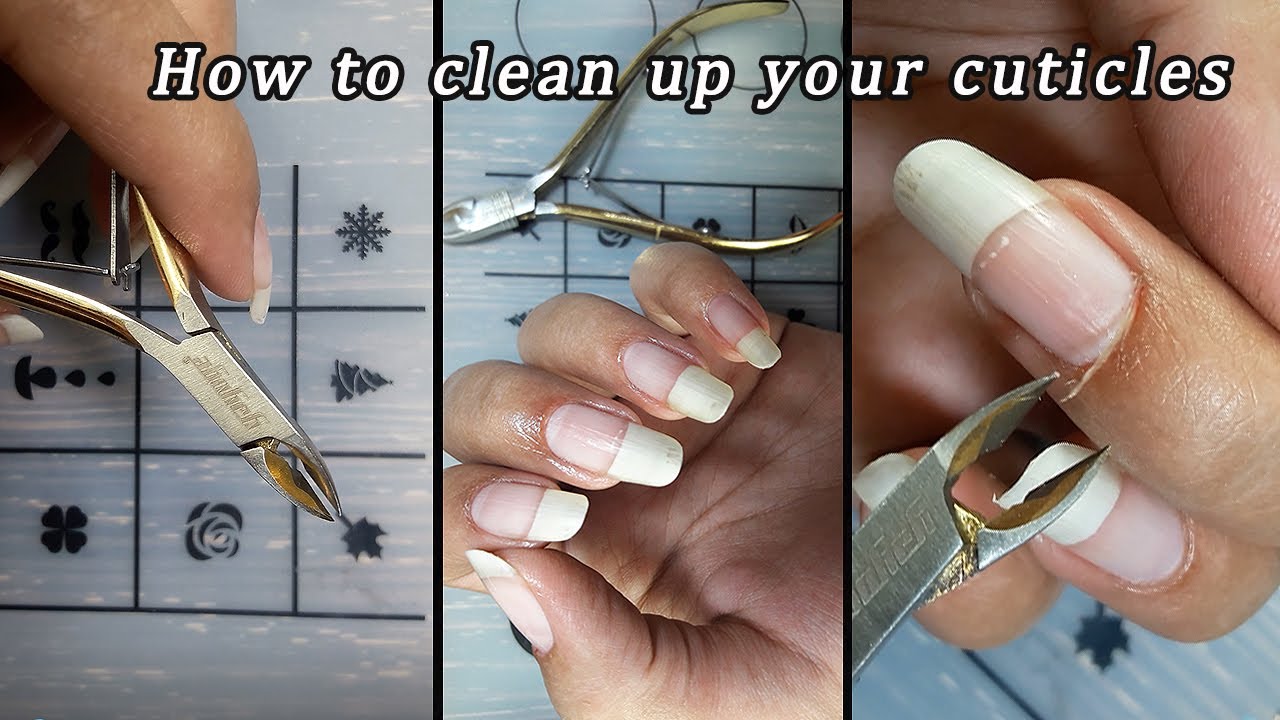 How To Cut Cuticles At Home Basic Tool Needed Nail Hack Youtube