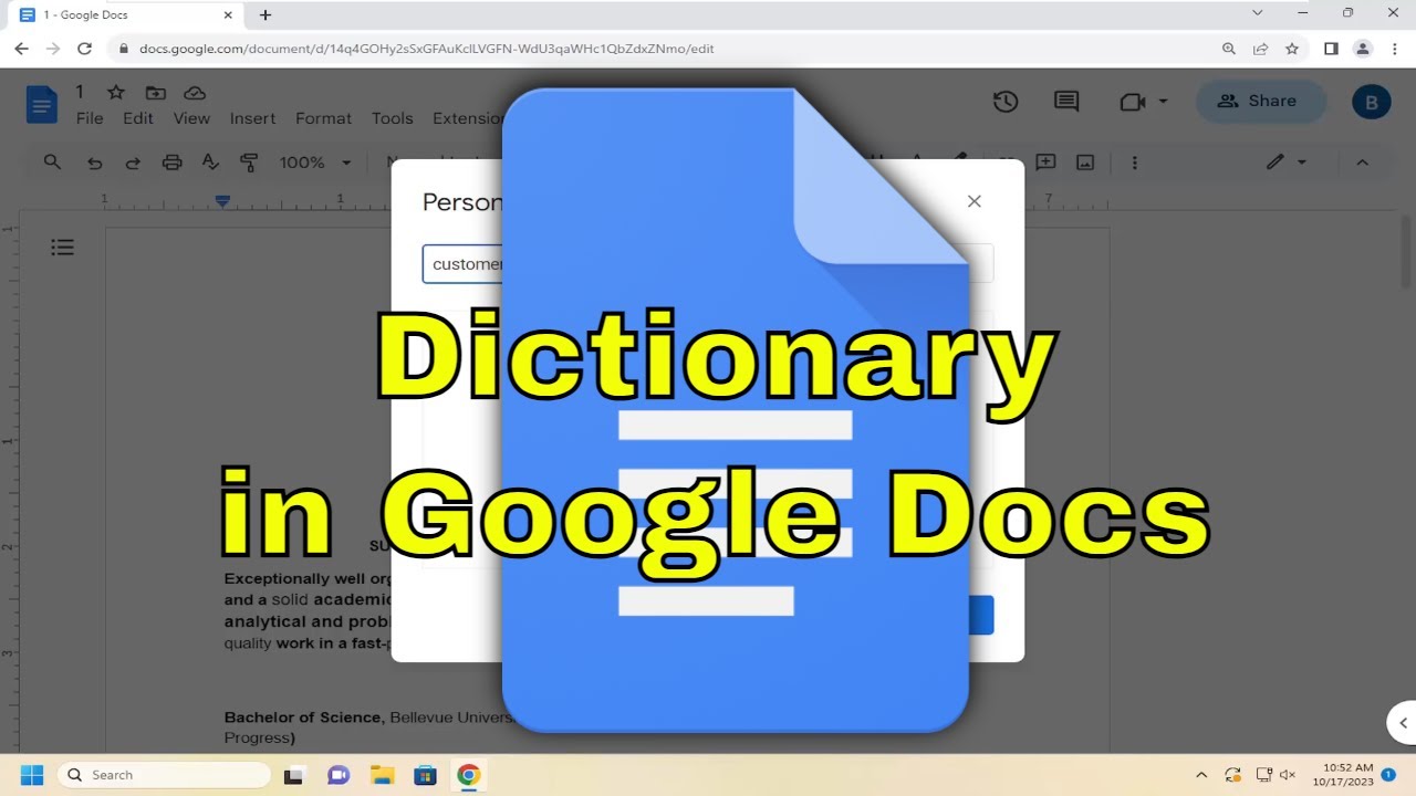Personal Dictionary In Google Docs Guide YouTube personal-dictionary-in-google-docs-guide-youtube