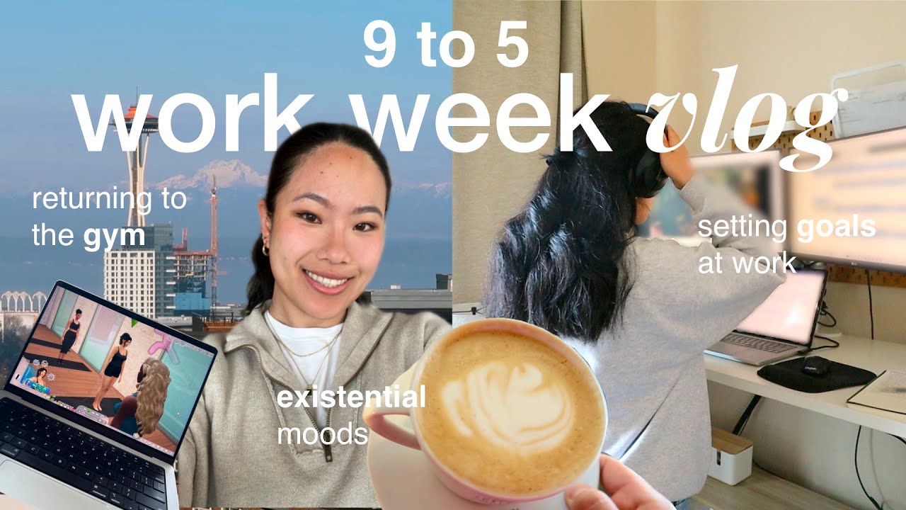 9 TO 5 WORK WEEK VLOG OF MICROSOFT ENGINEER | your twenties are about ...