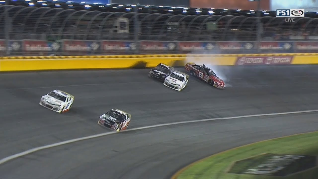 ARCA Racing Series 2018. Charlotte Motor Speedway. Restart Chase Purdy ...