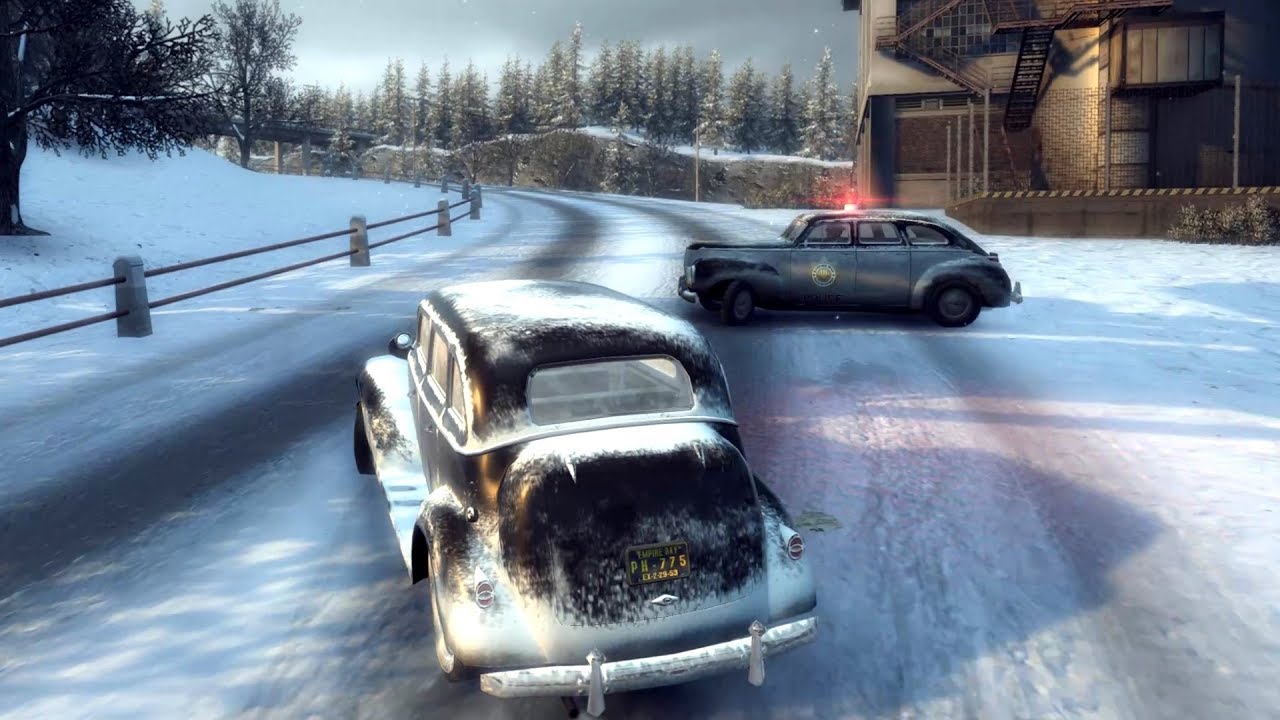 Mafia II - Longest Realistic Police Chase - Video #2 (21:9 Ultrawide ...