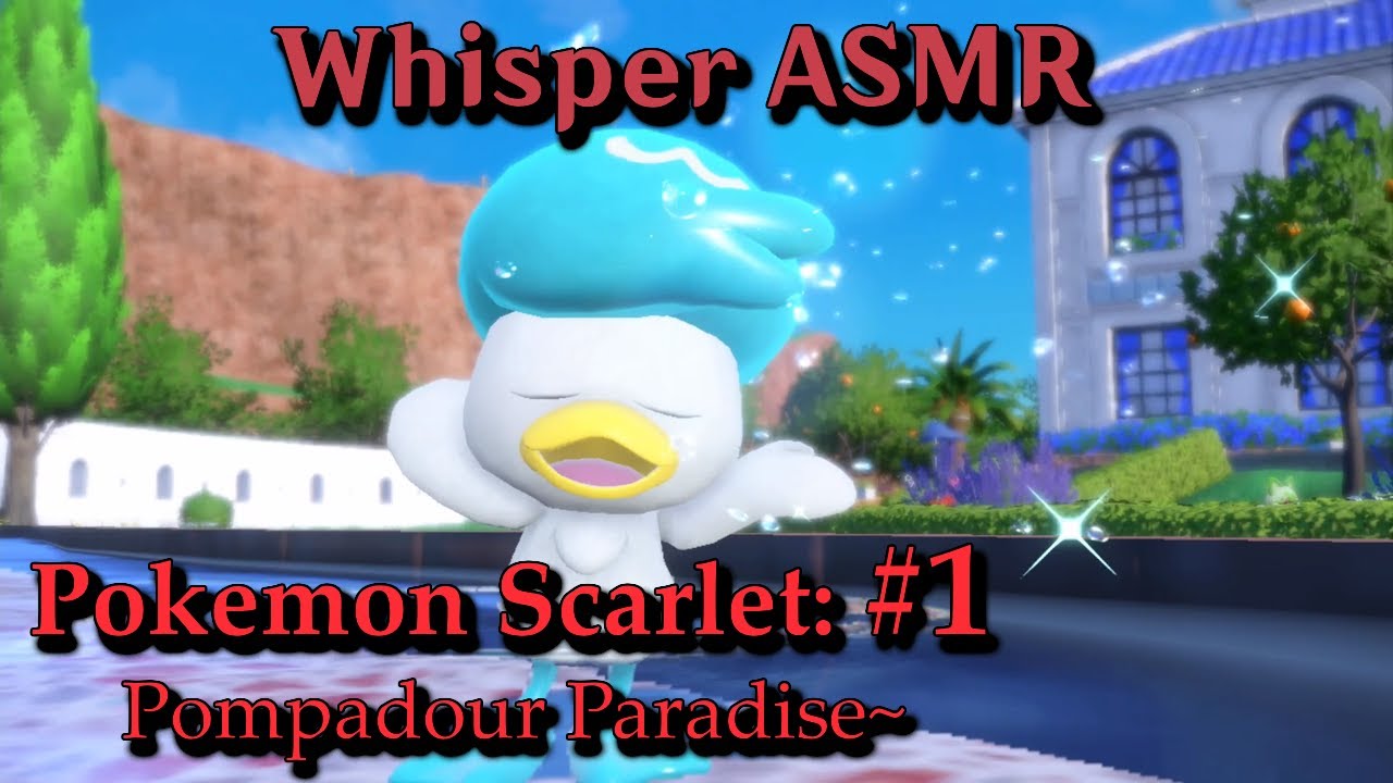 Video - Pokemon Scarlet ASMR Episode 1! Pompadour Paradise~ - Hot Sexy ...