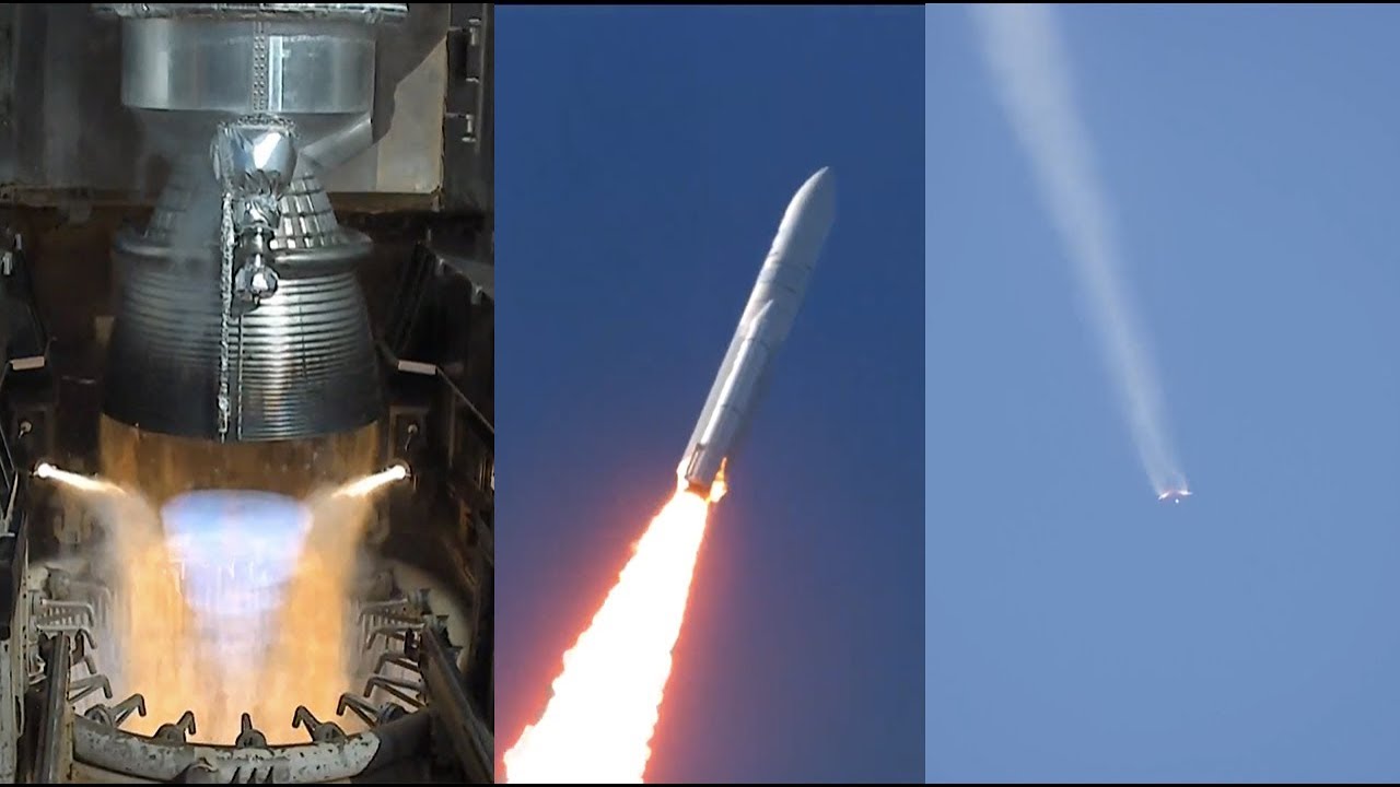 Ariane 5 ECA launches Intelsat 39 and EDRS-C - YouTube