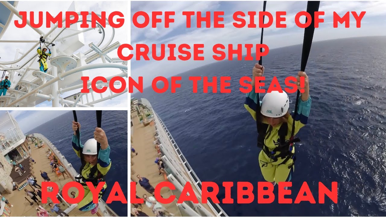 CROWN'S EDGE THRILL, ICON OF THE SEAS - JUMPING OFF MY CRUISE SHIP ...