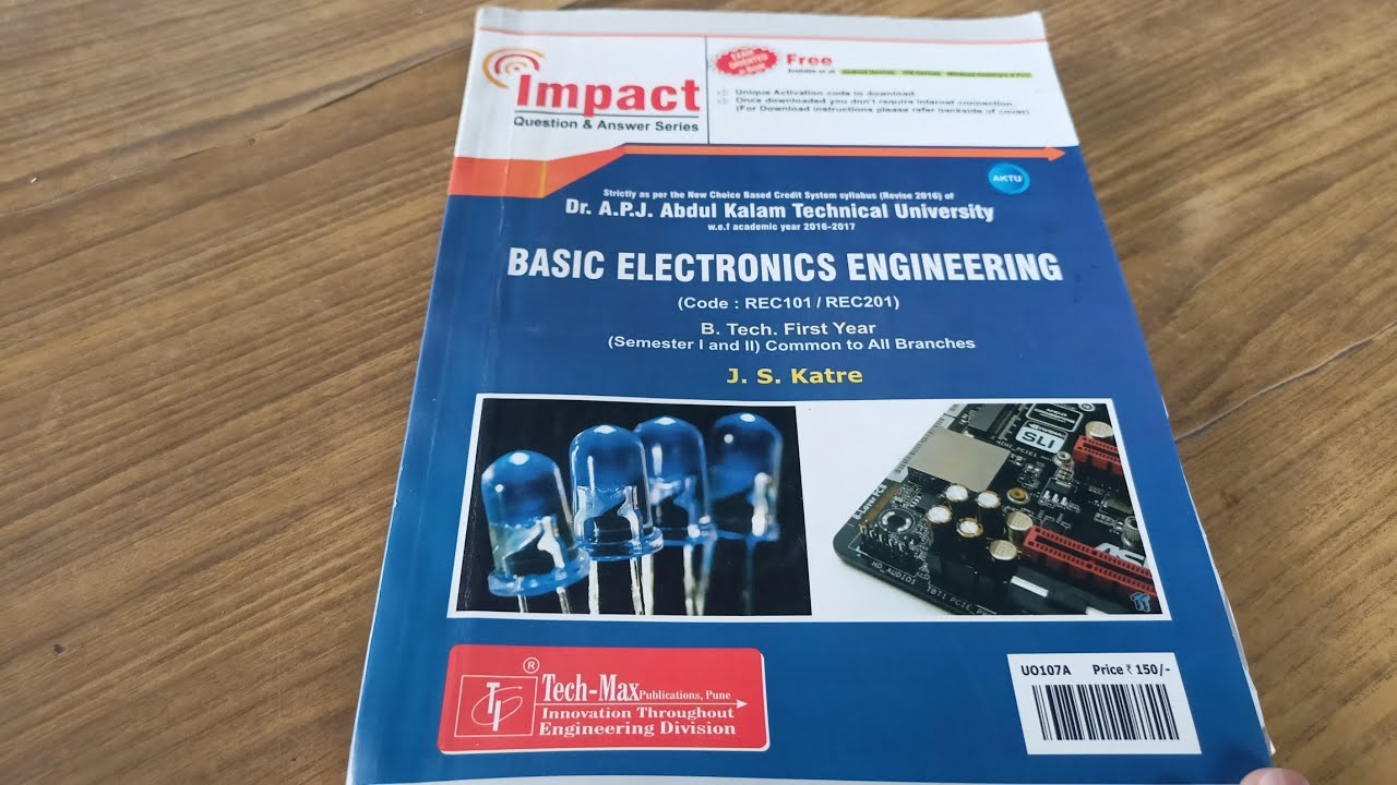 BASIC electronic engineering books details by J S katre tech max publication | बेसिक ...