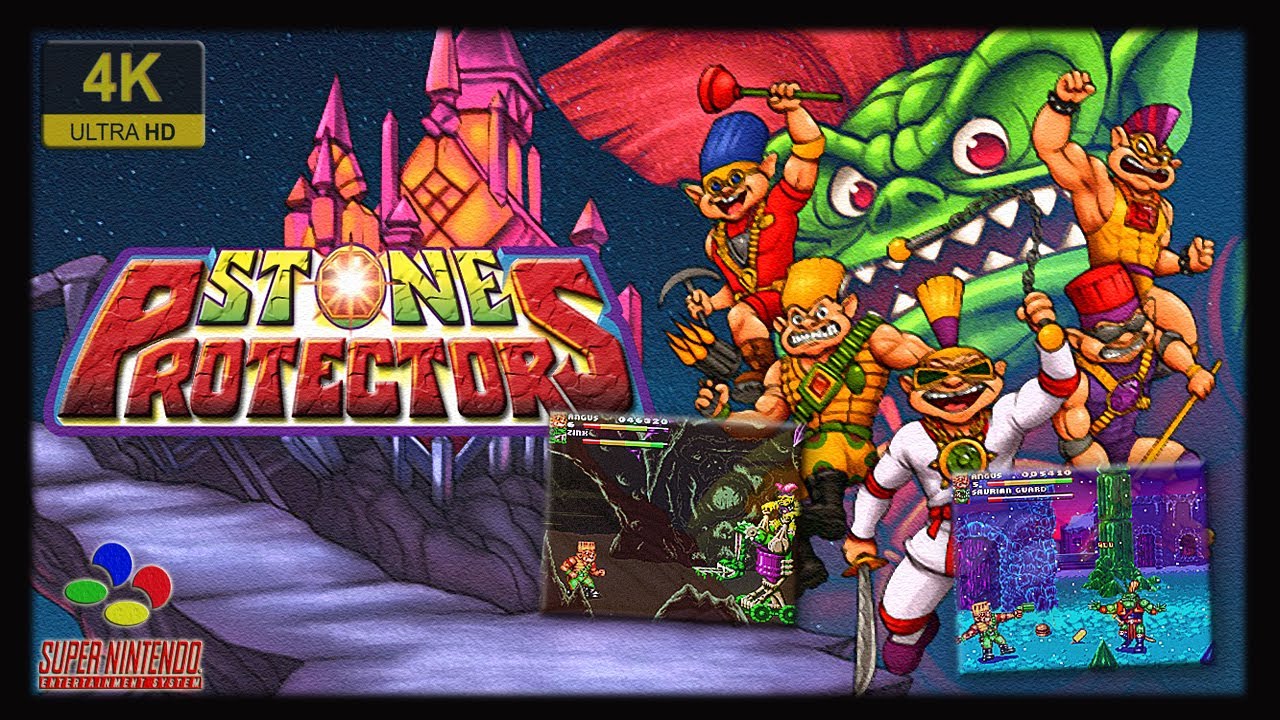 Stone Protectors | 4K60ᶠᵖˢ | Longplay (SNES) - YouTube