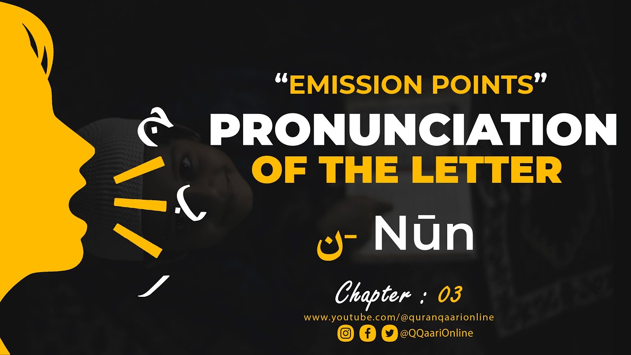 Pronunciation of the Letter-Noon | Emission Points | Quran Teaching ...