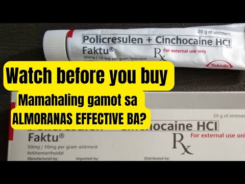 Faktu antihemorrhoidal ointment review | mamahaling gamot sa almuranas ...