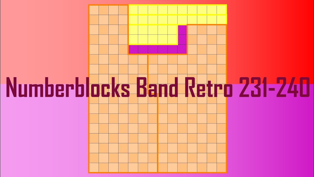 Numberblocks Band Retro 231-240 - YouTube