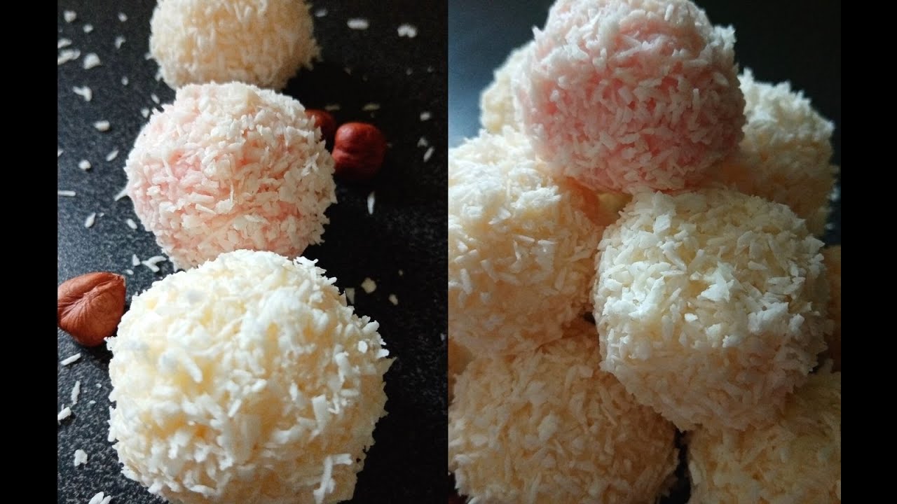 Boules coco façon RAFFAELLO 🥥🌰/ RAFFAELLO coconut balls - YouTube