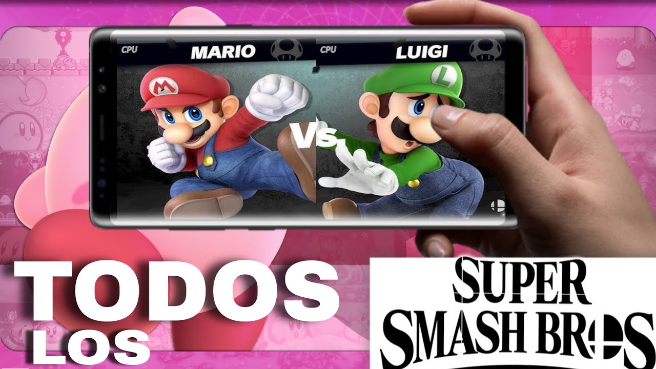 Probé TODOS los SUPER SMASH BROS en android - YouTube