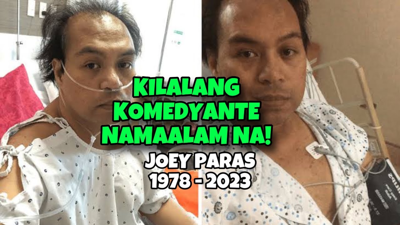 THEATER ACTOR COMEDIAN JOEY PARAS , BUMIGAY NA SA KANYANG MALUBHANG ...