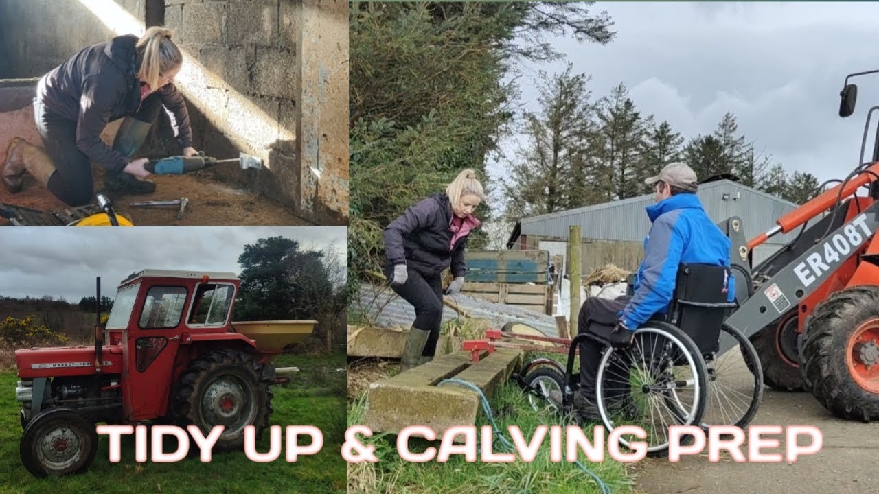 WIDE LOAD ON THE MOVE & DIY CALVING PEN - YouTube