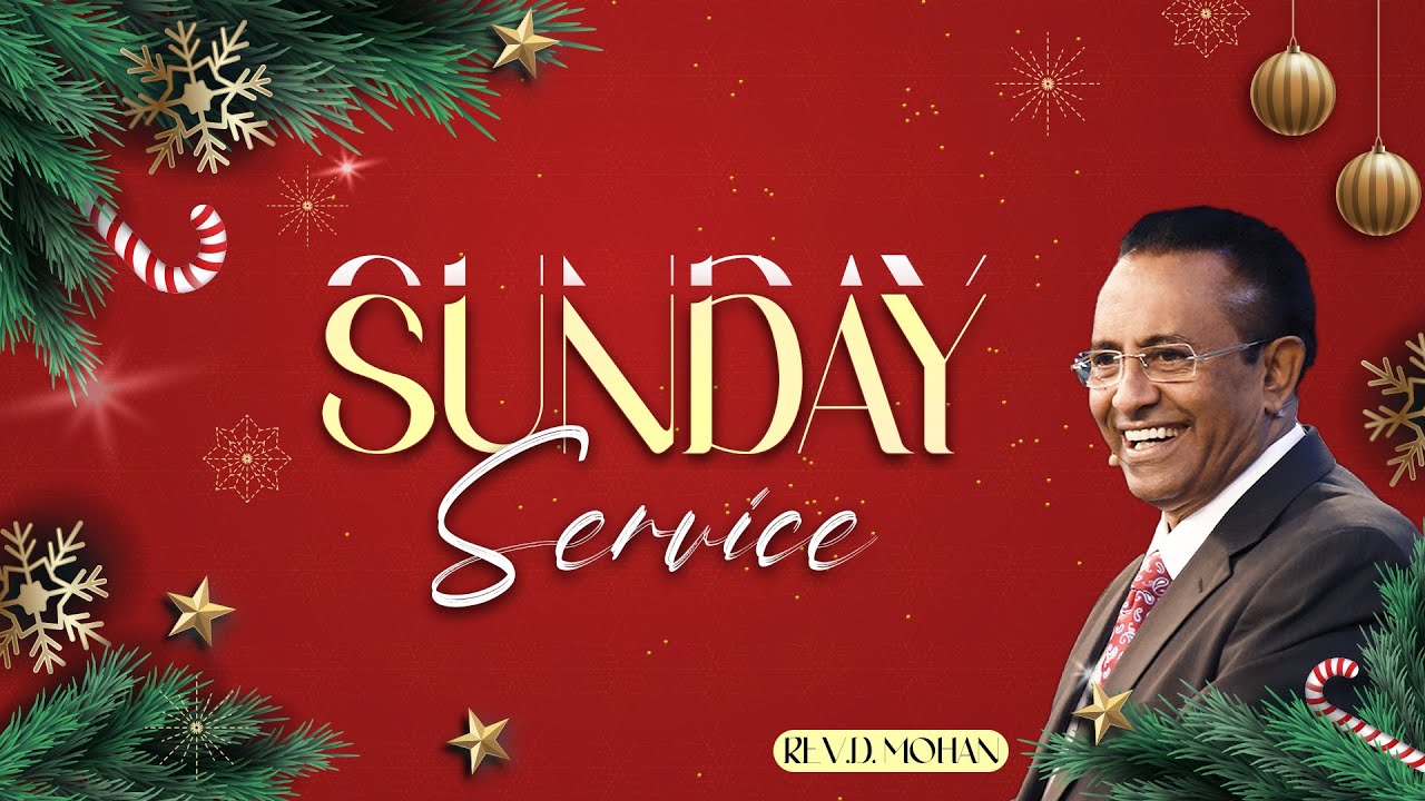Sunday Service | 5th Service | Rev. D. Mohan | 15 Dec 2024 - YouTube