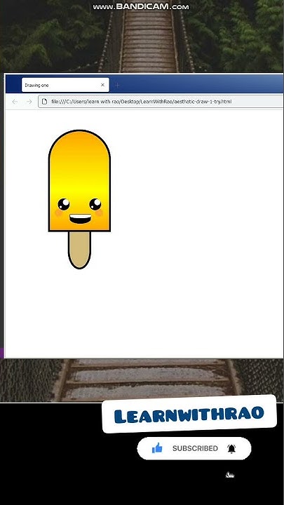 draw ice cream easy in html and css #coding #shorts #html #css #art - YouTube