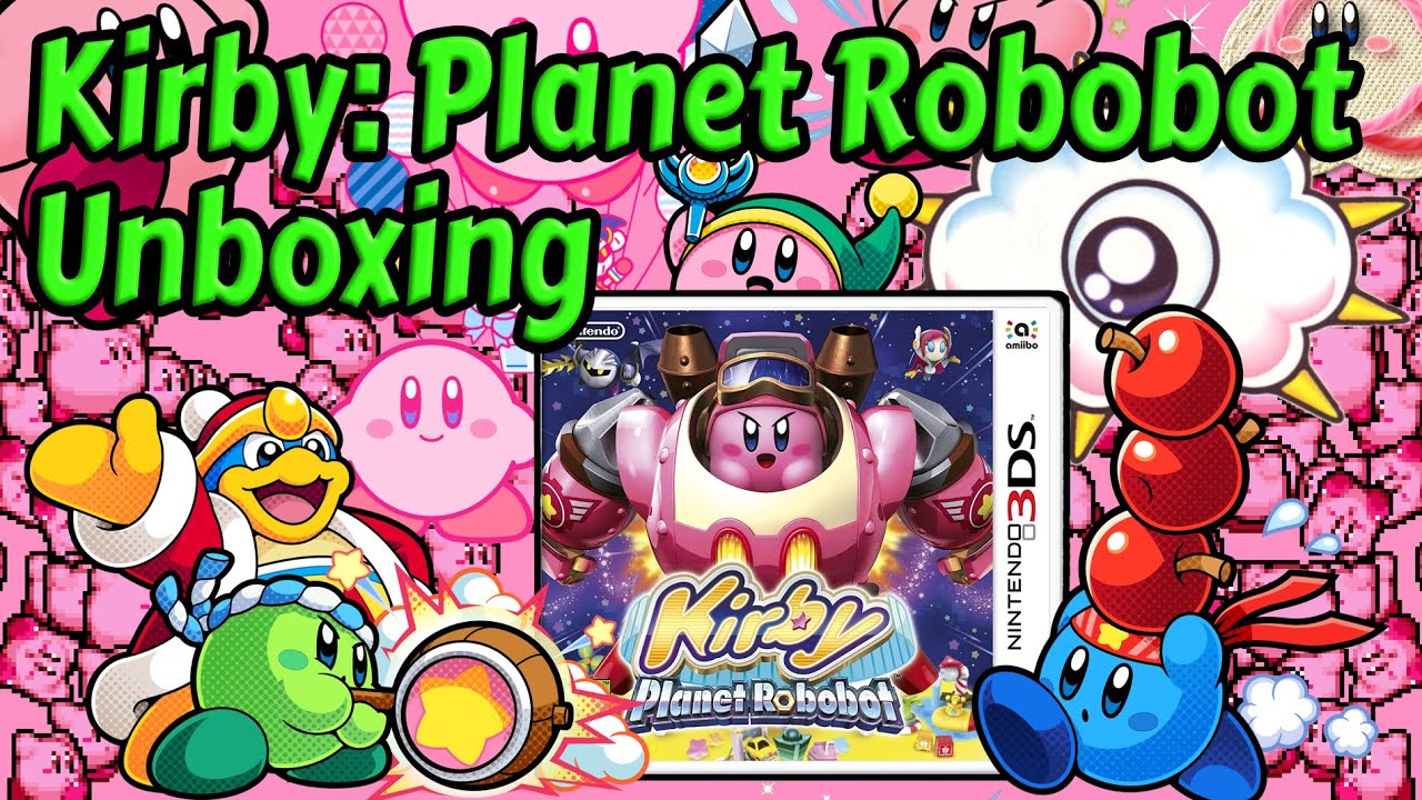 Kirby: Planet Robobot (Nintendo 3DS) - Unboxing - YouTube
