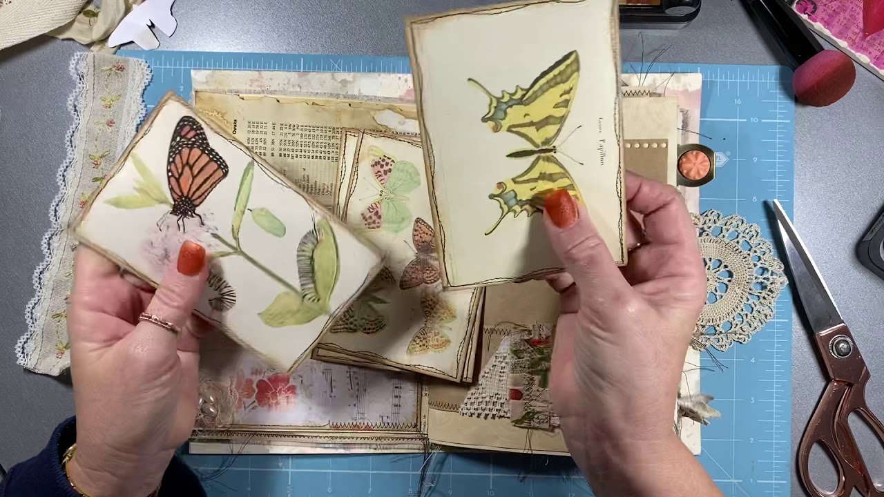 Part 7 - Making a junk journal from scratch - 2000 subscriber giveaway ...