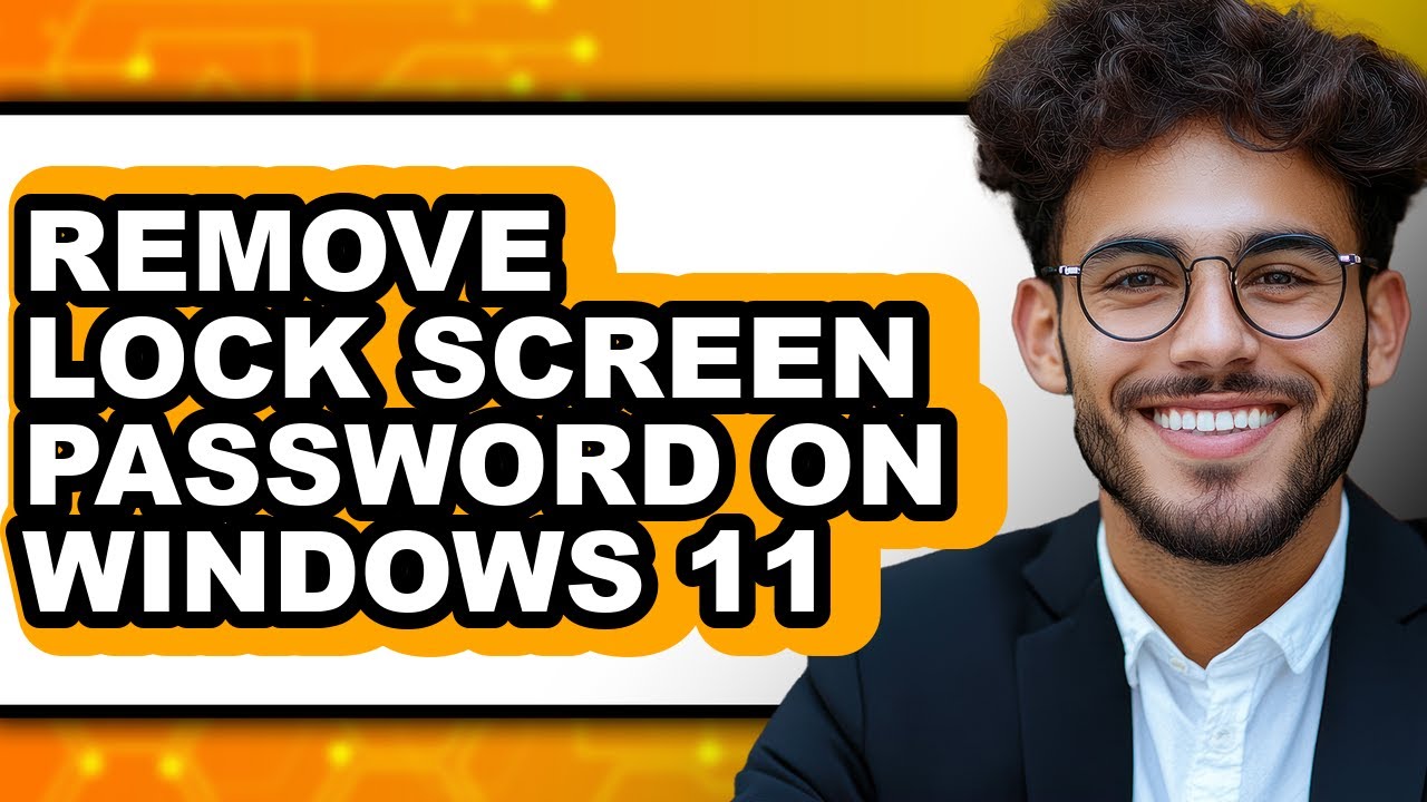 How to Remove Lock Screen Password on Windows 11 - Step by Step - YouTube