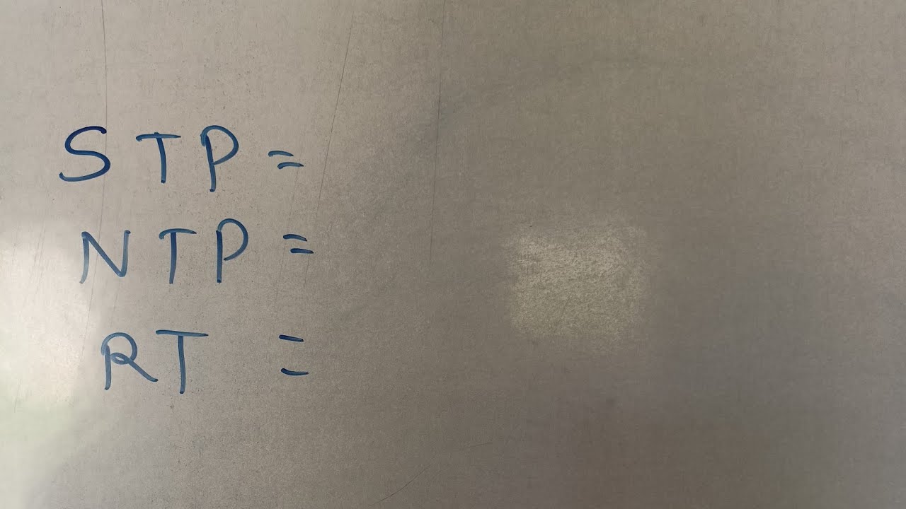 science me STP NTP RT kya hota hai - YouTube