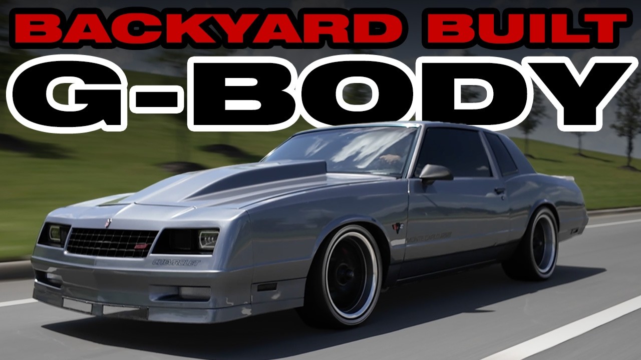 Backyard Built Monte Carlo Looks Like a NASCAR! - YouTube