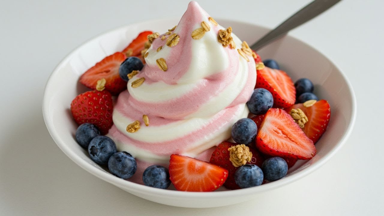 Frozen Yogurt Tipo Yogoberry: Fácil, Rápido e Saudável! 🍦💜 - YouTube