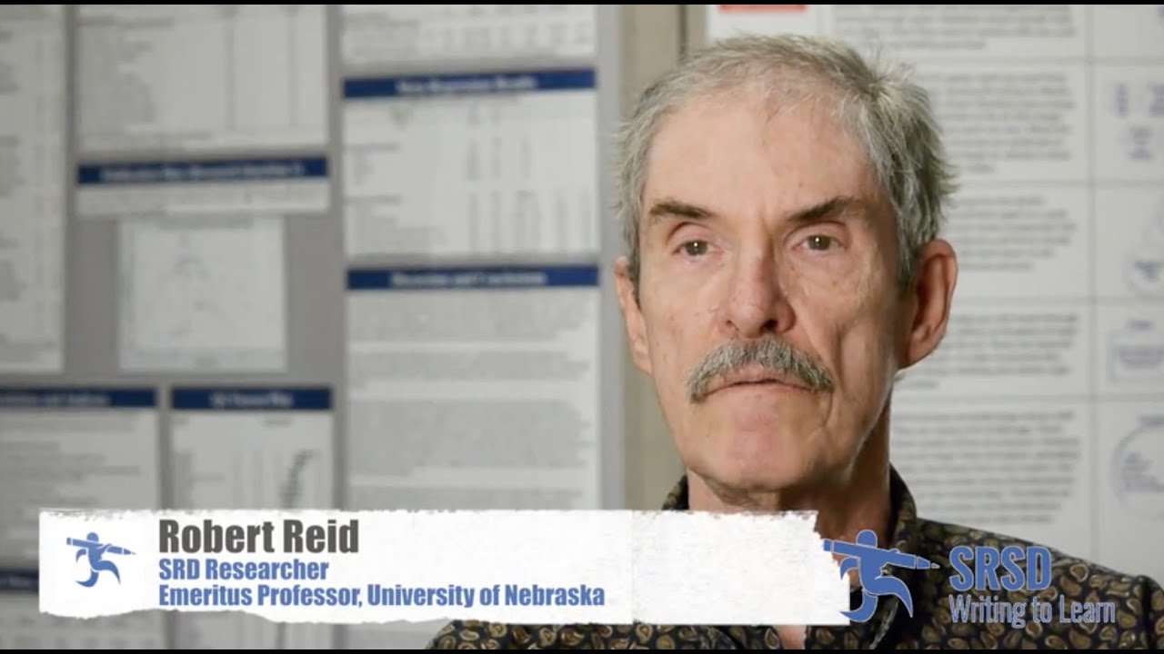 Robert Reid Biography SRSD Writing To Learn - YouTube