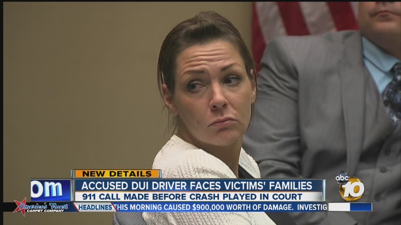 Alleged drunken driver accused in crash faces victims' families - YouTube